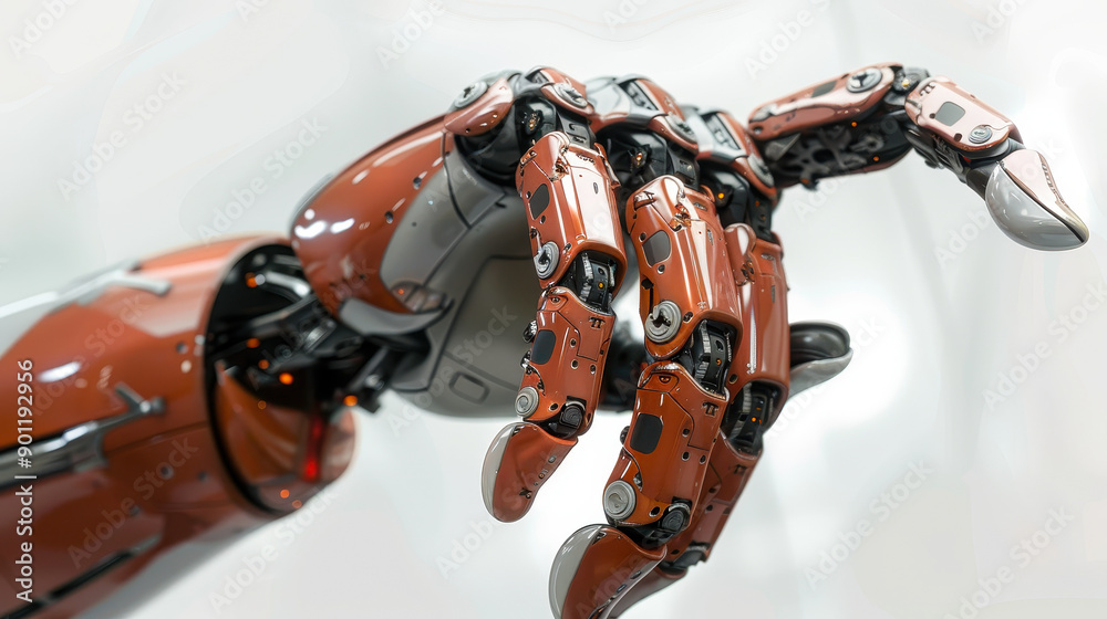Futuristic Advanced Robotic Hand, High-Tech Artificial Limb with ...