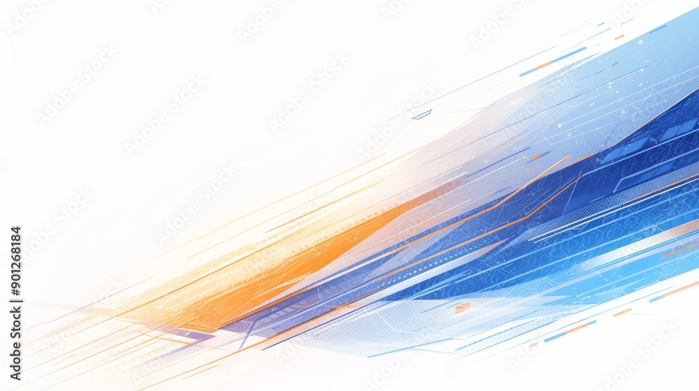 Abstract tech texture background with intricate patterns and metallic ...