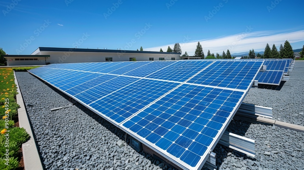 Solar Power, Images of solar panels in various settings, from ...