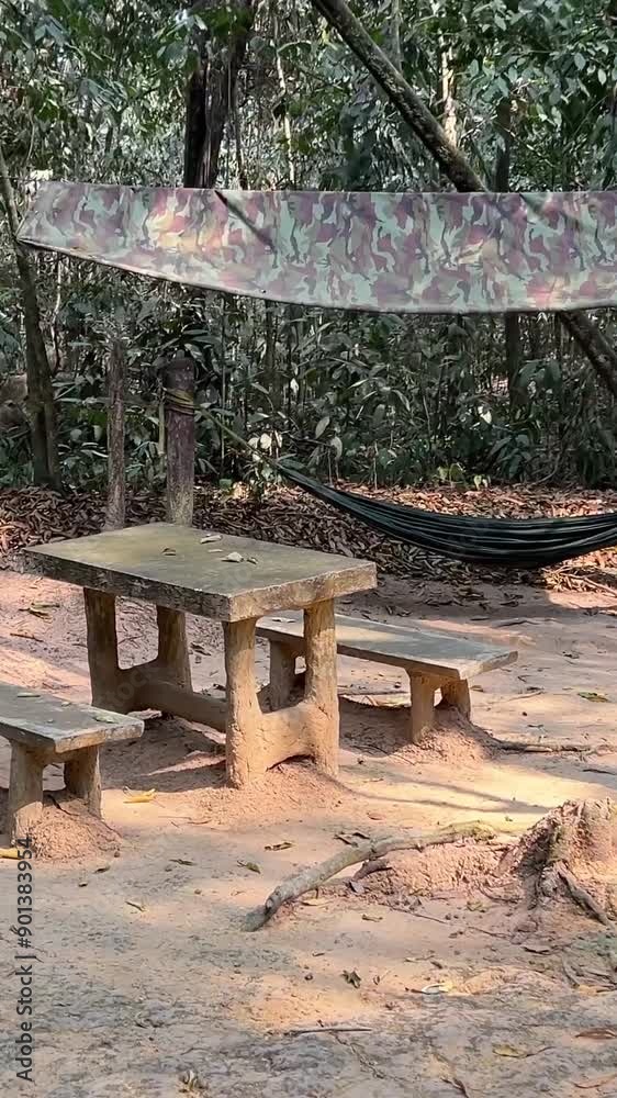 Cu Chi, Viet Nam Cu Chi tunnels were the Viet Cong's base of operations ...
