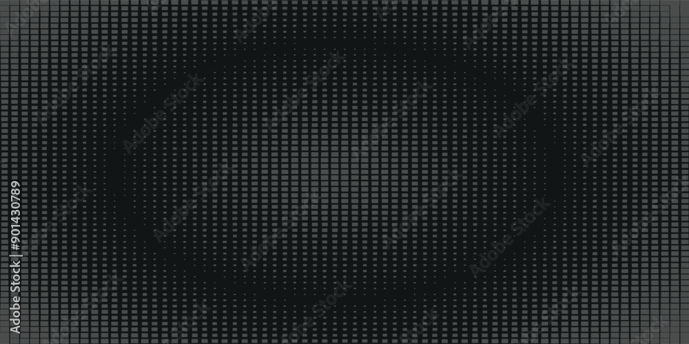 Radial halftone gradient background. Dotted concentric texture with ...