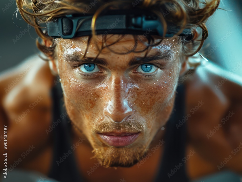 Determined Athlete Pushing Limits with Endurance Coaching, Achieve Peak ...