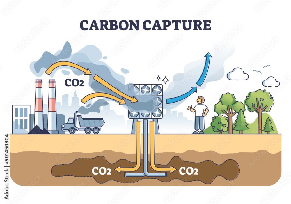 Poster Carbon capture system as CO2 gas reduction with filtration ...