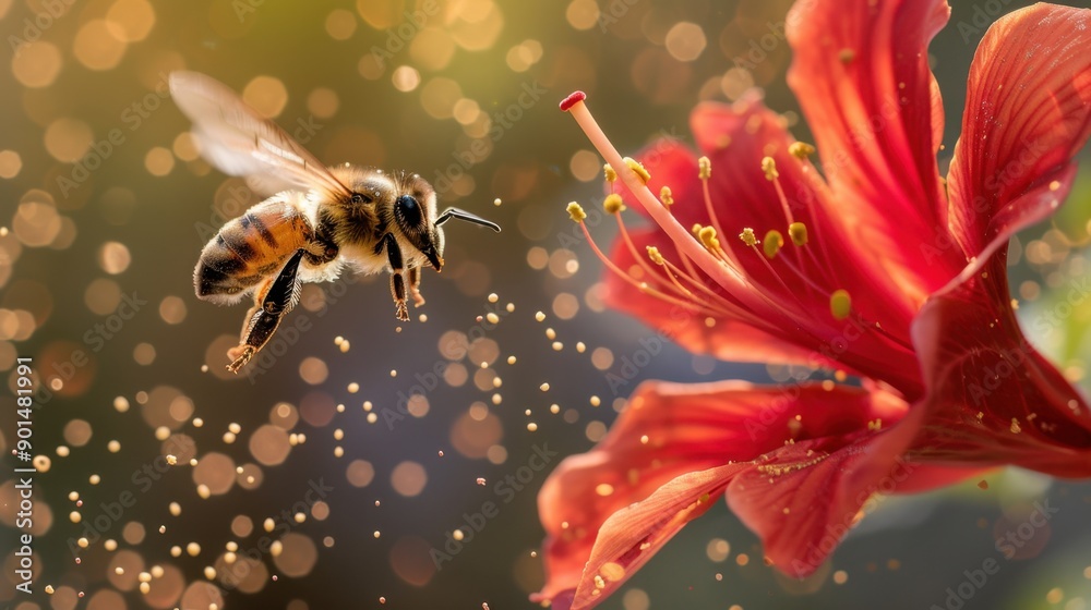 Pollination: The transfer of pollen from the male to female parts of ...