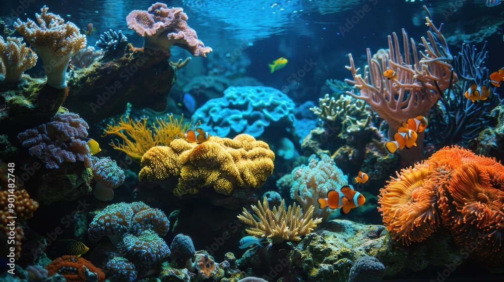 Foto de Coral Reefs: Complex underwater habitats made of calcium ...