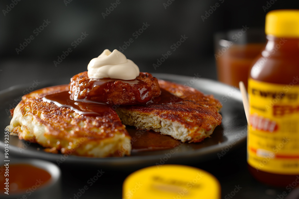 A dollop of creamy Kewpie mayonnaise adds a finishing touch to a savory ...