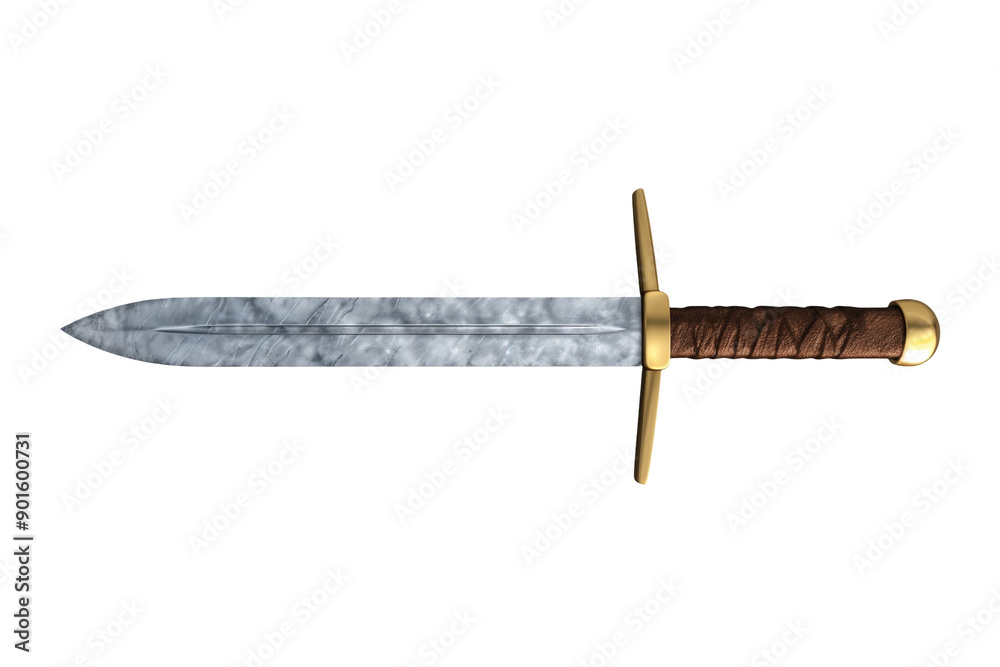 Medieval sword Isolated on Transparent Background, Sharp Blade, fantasy ...