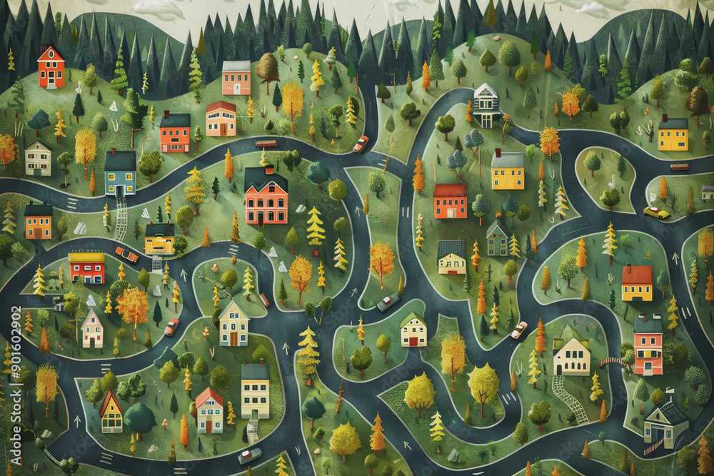 roadmap, graphic style, from school to success, business success, road ...