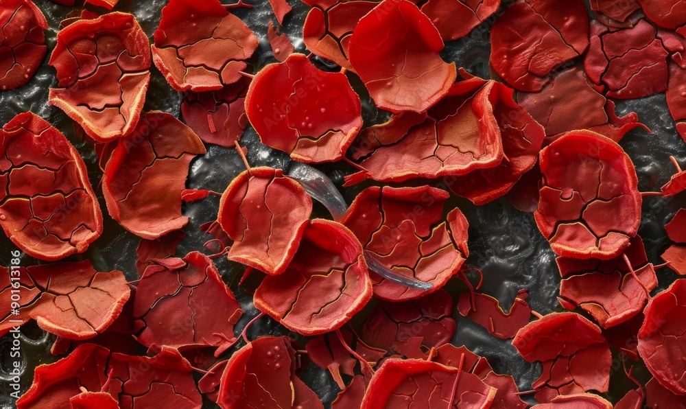 Fragmented RBCs, known as schistocytes, often suggest conditions like ...