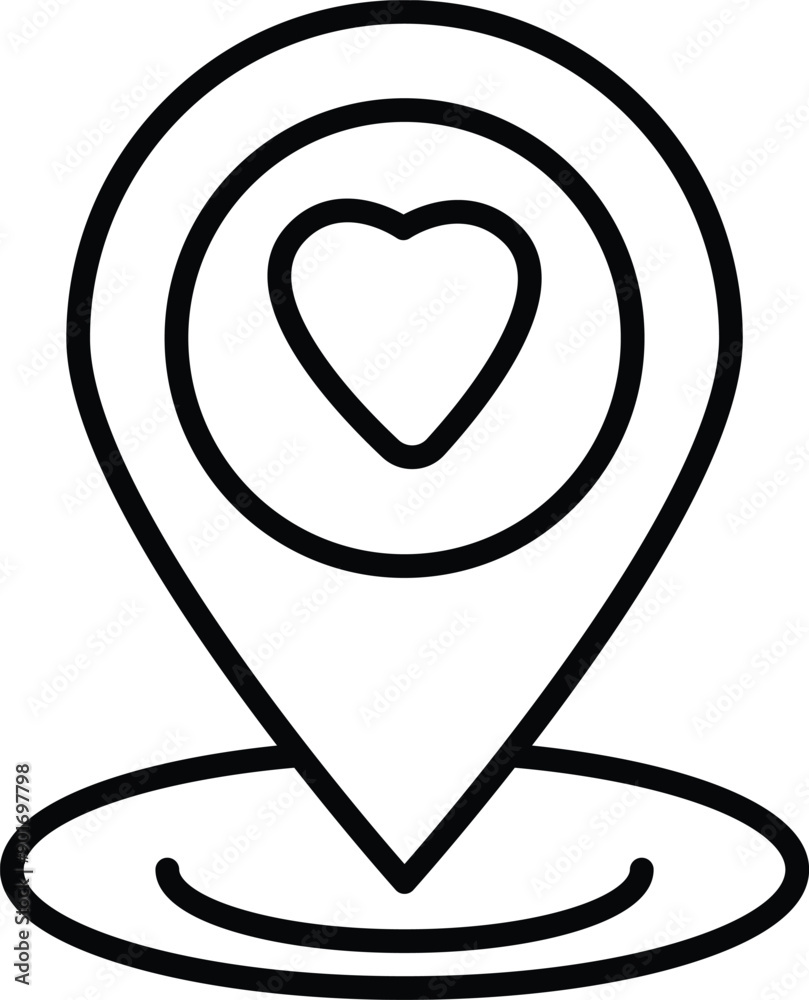 Location Icon for business card Map GPS and Navigation in Web and App ...