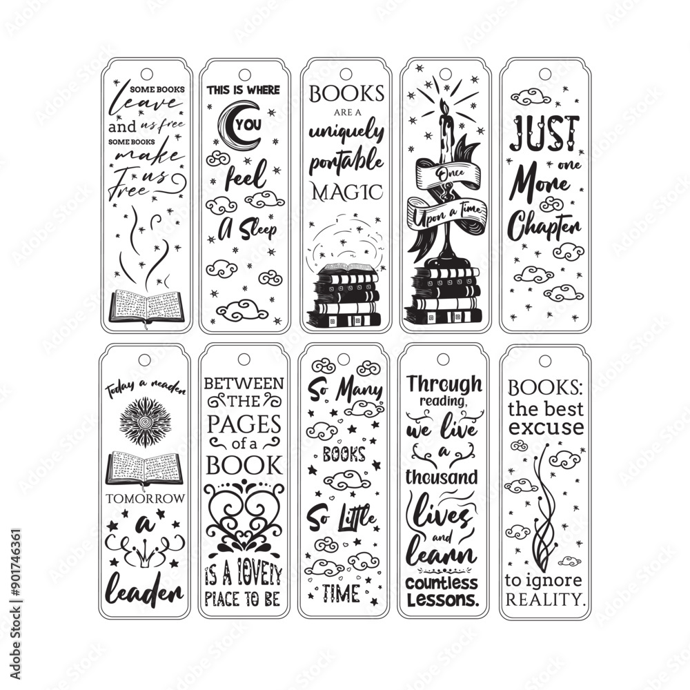 Bookmark Bundle, Bookmark SVG, Bookmark Laser Cut, Laser Cut Files ...