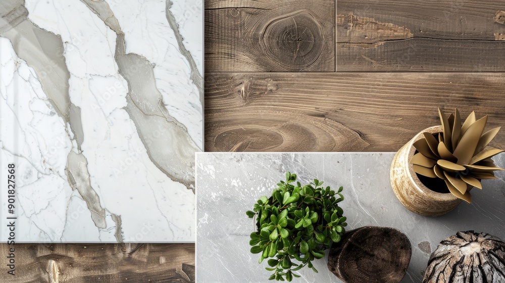 Discover desirable marble and wood textures timeless sophistication in ...
