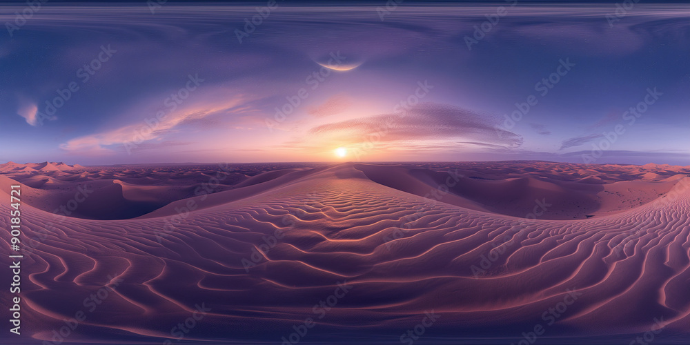 Sahara Dunes at Dawn - Perfectly Aligned Horizon in HDRI ...