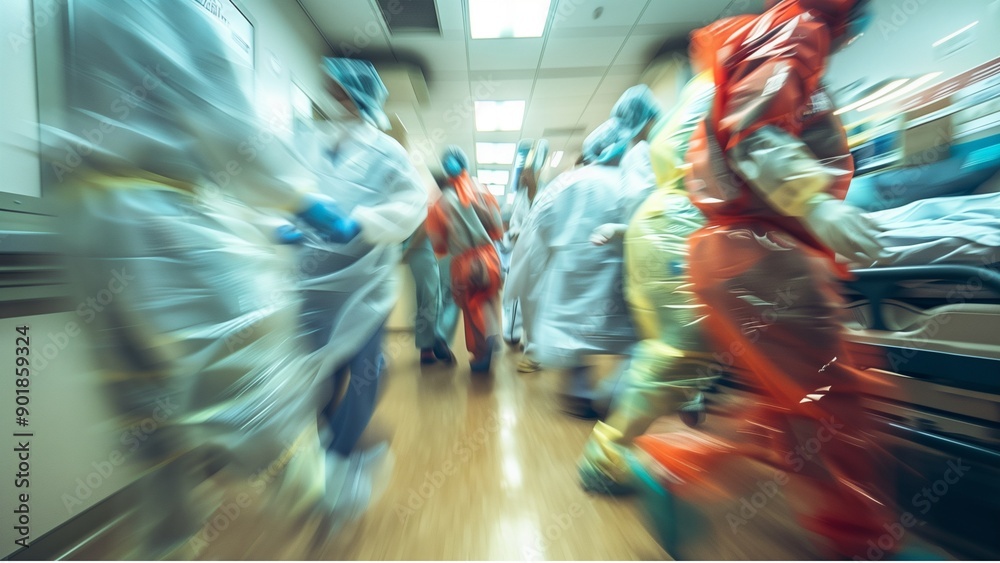 occupations of doctors and nurses taking care of patients in emergency ...