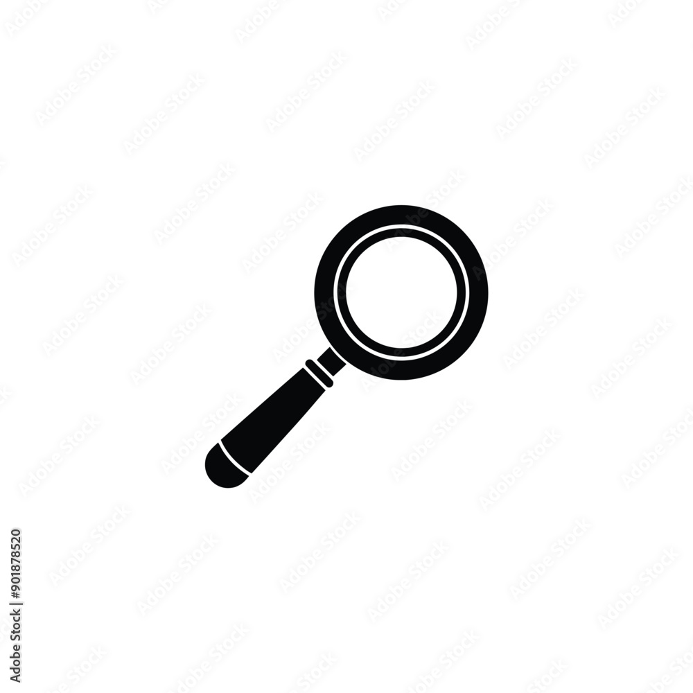 magnifying glass isolated on white glass, magnifying, lens, magnifier ...