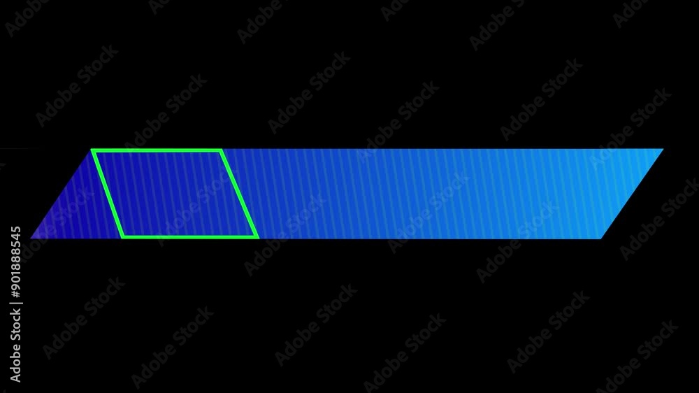 4K modern animation lower third in Alpha Channel. Modern design lower ...