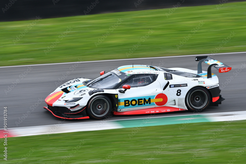 Scarperia, 23 March 2024 Italy: Ferrari 296 GT3 of Team Boem by Kessel ...