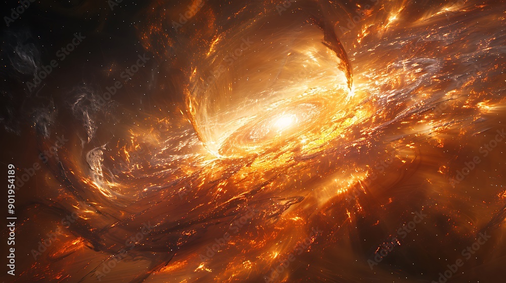 Hypernova explosion illuminating the cosmological constant with the ...