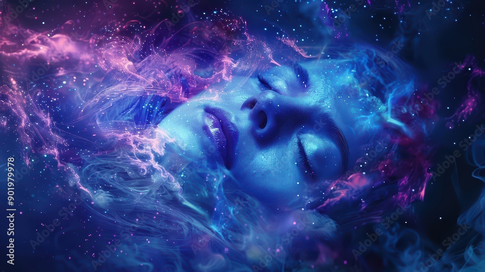 Infographic of the different stages of sleep, including NREM and REM ...