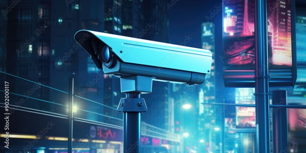 cctv city street security camera surveillance system for motion and ...