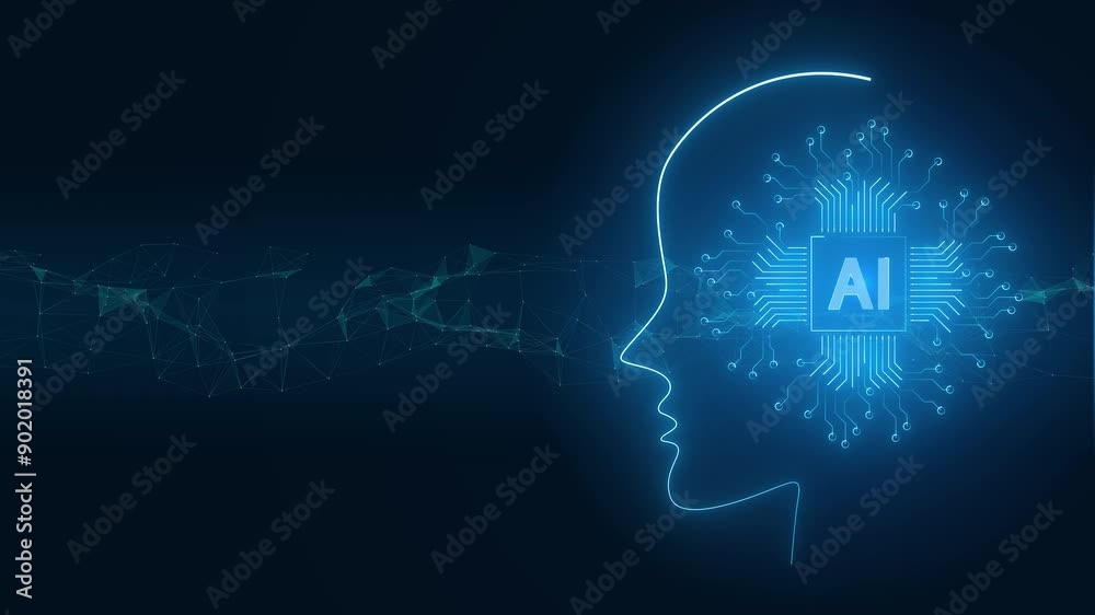 Concept Of Using Data And Algorithms Learning And Ai Development