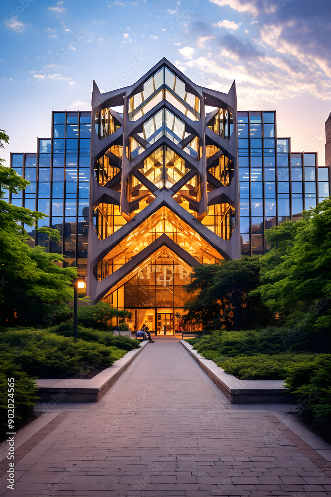 Foto de Daylight view of EJ Pratt Library in Toronto, Canada: A Beacon ...