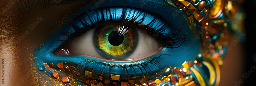 Detailed Up-close Image of Beautiful, Expressive Eyes - A Deeper Look ...