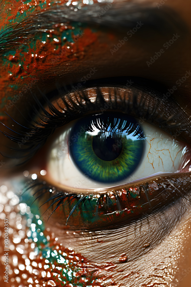 Detailed Up-close Image of Beautiful, Expressive Eyes - A Deeper Look ...