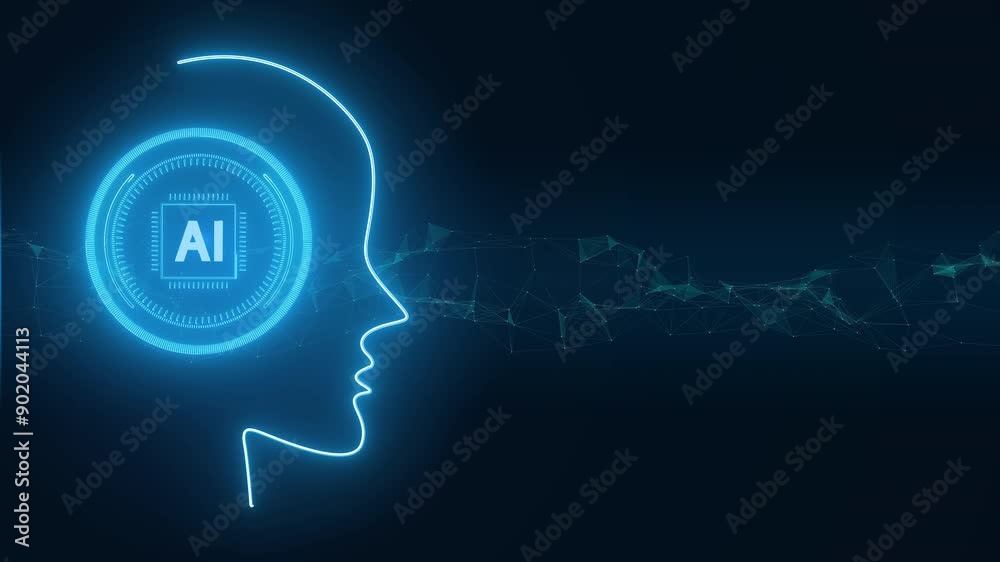 Concept Of Using Data And Algorithms Learning And Ai Development