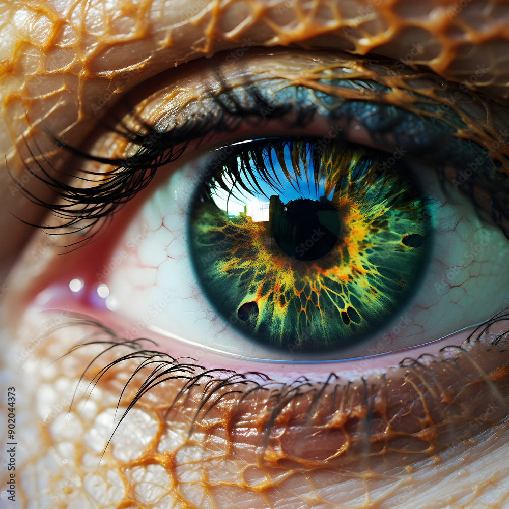 Detailed Up-close Image of Beautiful, Expressive Eyes - A Deeper Look ...
