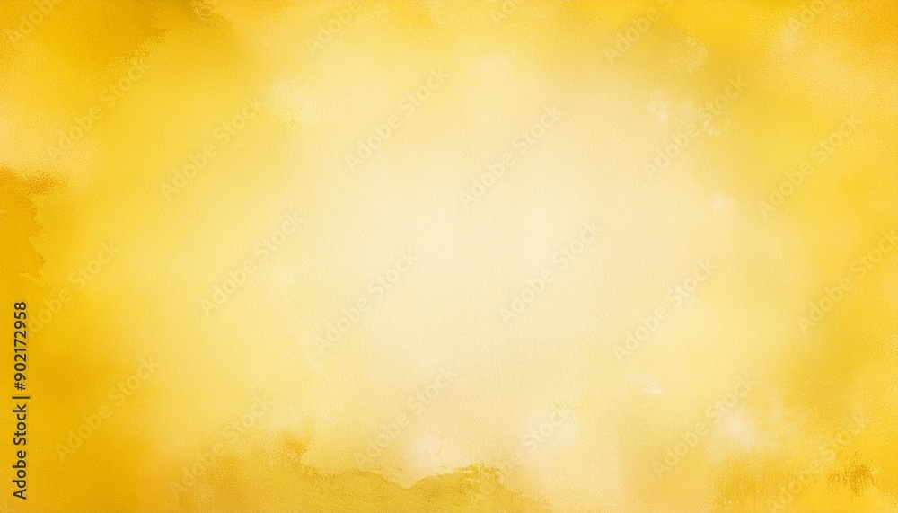 yellow background with watercolor texture in abstract vintage pastel ...