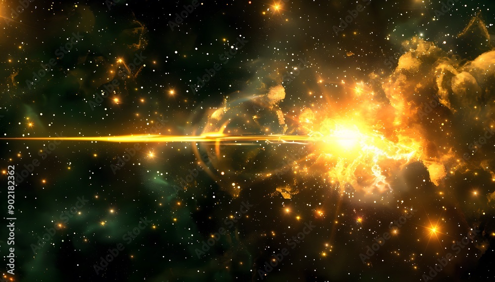 Gun shot with fire and smoke. Weapon firing effects. Vector realistic ...