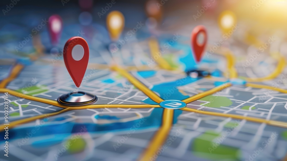 A presentation slide on the evolution of GPS maps and their impact on ...