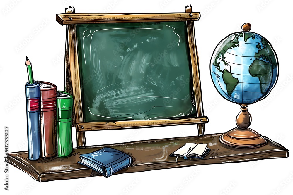 World teacher's day back to school graduation or any education concept ...