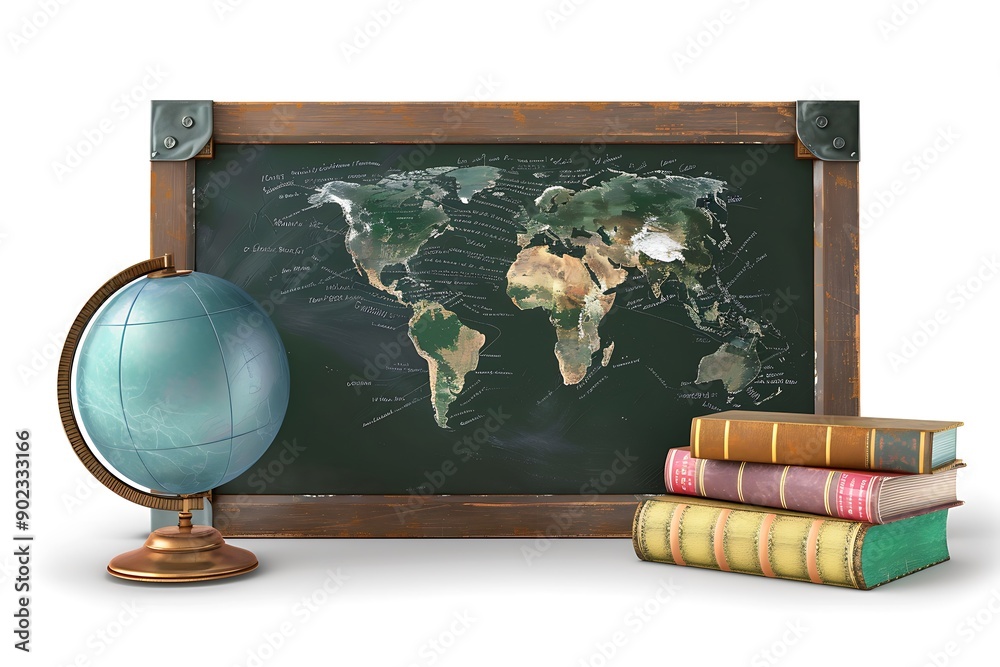 World teacher's day back to school graduation or any education concept ...