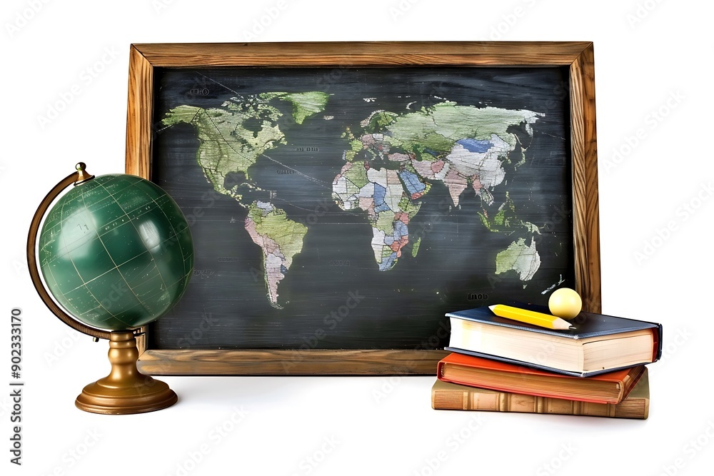 World teacher's day back to school graduation or any education concept ...