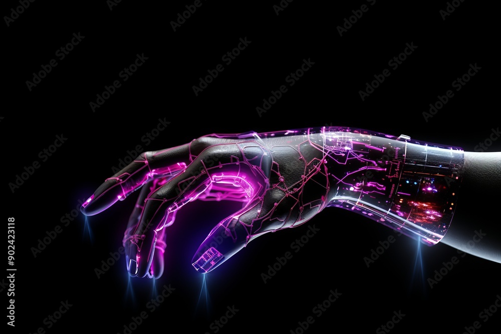 Artificial intelligence powered prosthetic hand with interactive grid ...