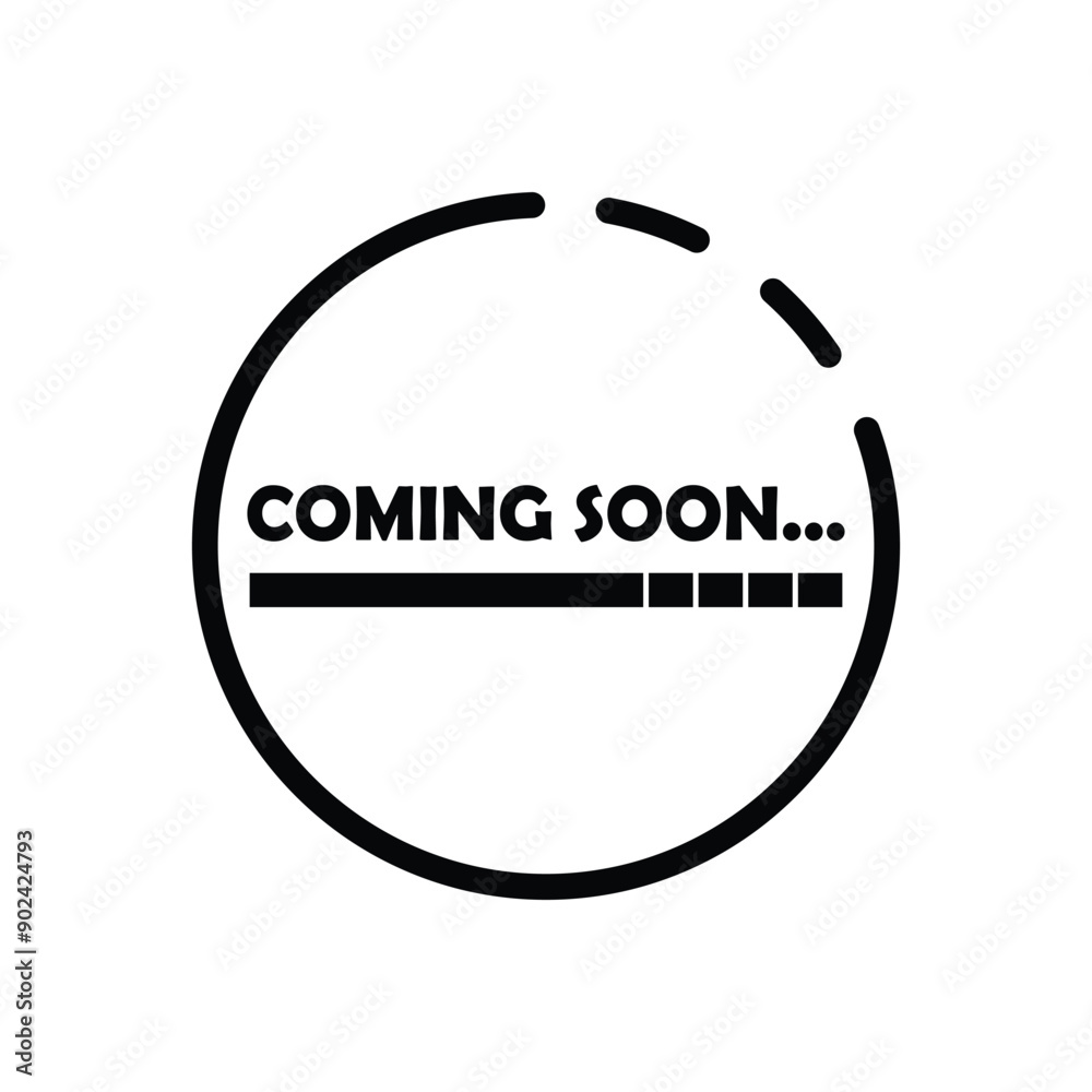 Coming soon loading. no image, no video available. simple coming soon ...