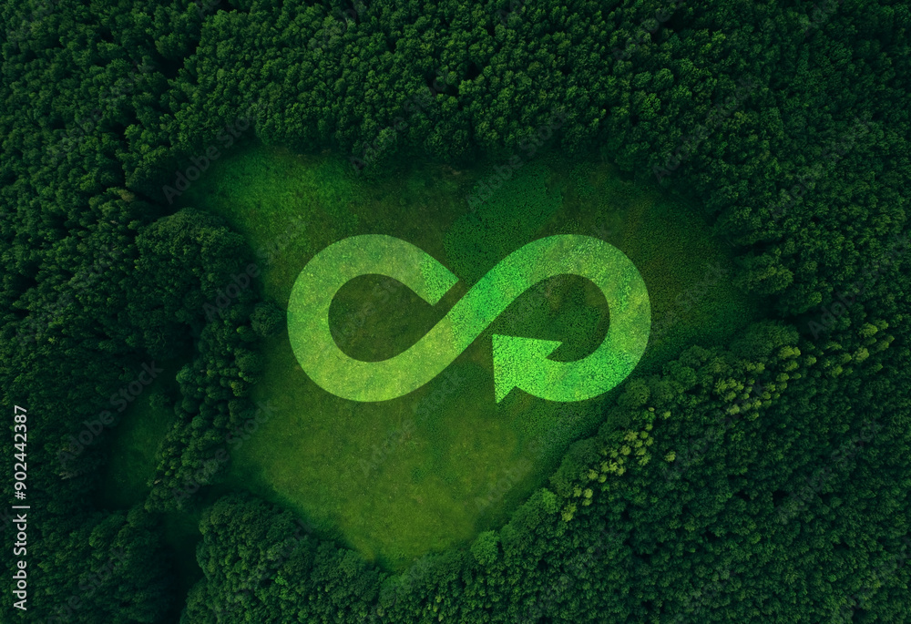 Circular economy concept. Sharing,reusing,repairing,renovating and ...