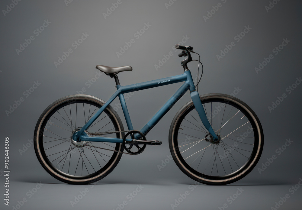 Bicycle Mockup With Generative AI Stock Template | Adobe Stock