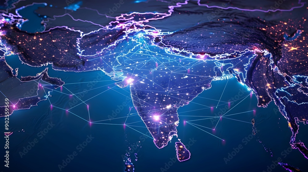 India's Digital Map: A Vision of Asia's Interconnected Network and ...