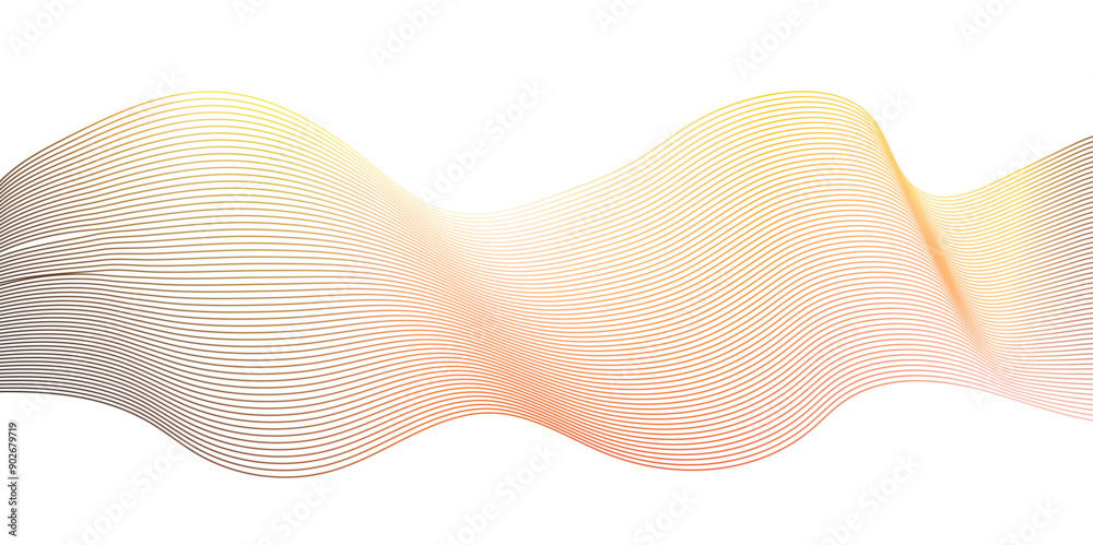 Multicolor web design bland abstract vector wave stripe line template ...