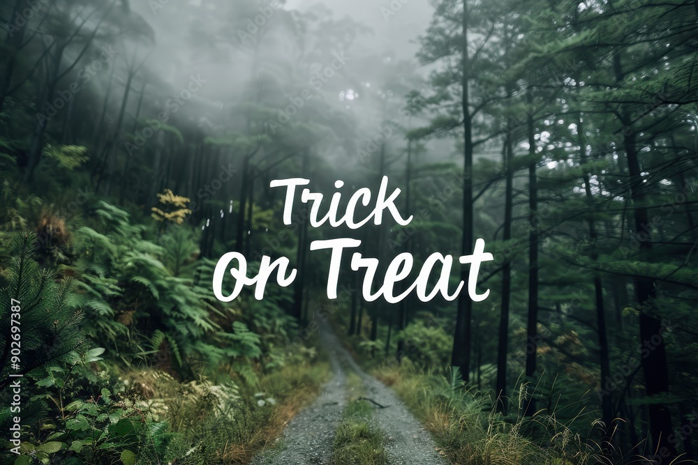 Frightening Forest Collage: Photos of a dark, haunted forest with ...