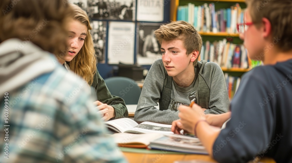 Envision a high school history class where students analyze historical ...