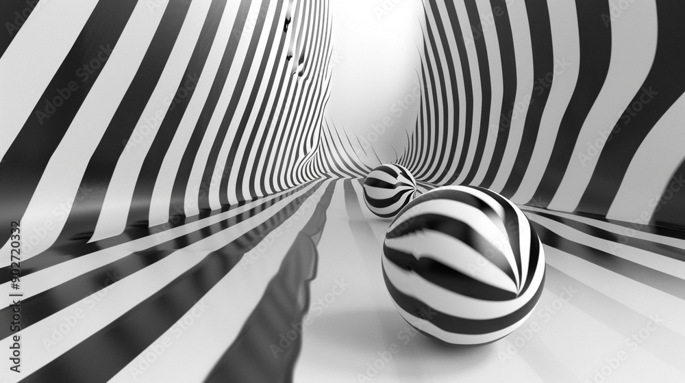 Motion Aftereffect illusion, where looking at a moving object and then ...