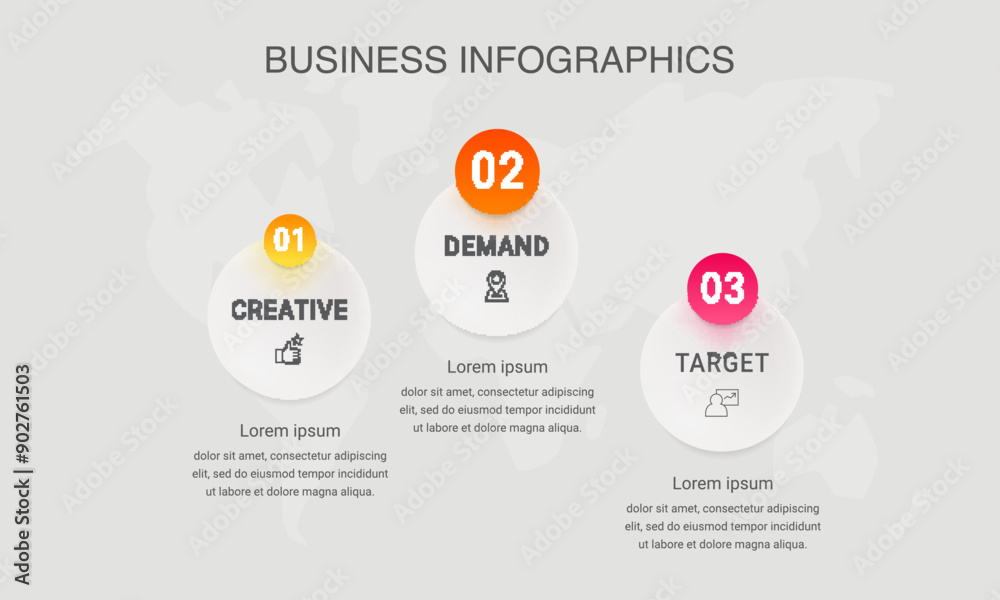 Business infographics to visually represent data and information. Can ...