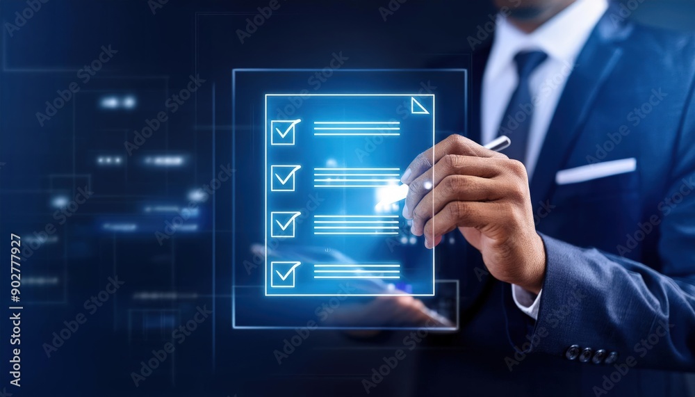 Quality Assurance and Document Control with Checklist Icons ...