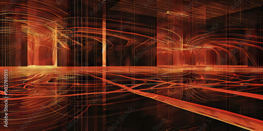 The Twisted Mirror Maze: A hall of distorted mirrors, reflecting ...