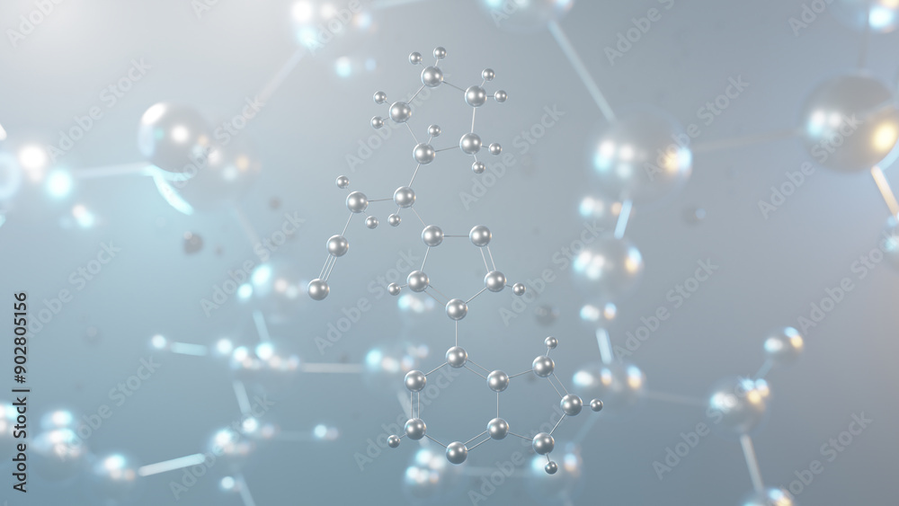 deuruxolitinib molecular structure, 3d model molecule, ctp-543 ...