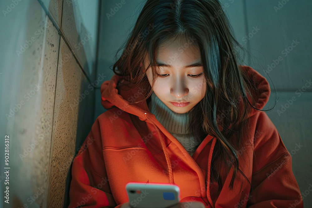 Mobile Phone Addiction Asian Screen Time Management Teenager Using